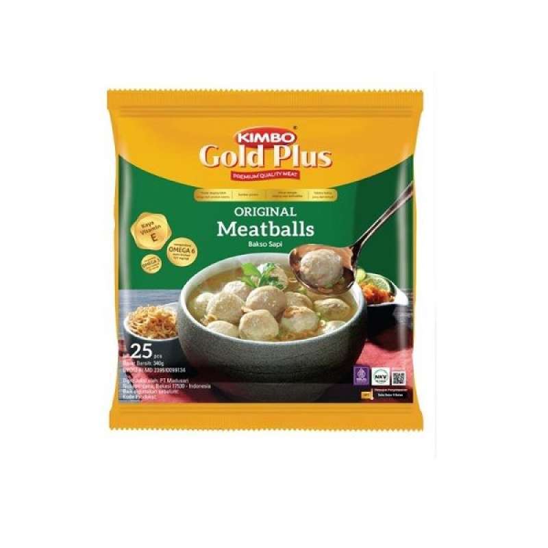 Jual KIMBO GOLD PLUS BAKSO SAPI 340 GR di Seller Hyfresh Duta Garden ...
