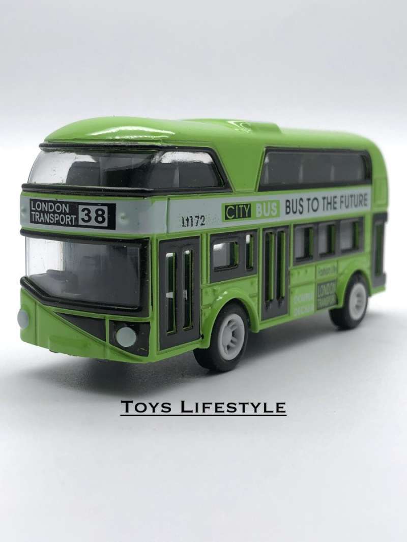 Promo Mainan Mobil Anak Diecast Bus 2 Lantai City Bus London Transport Diskon 9% di Seller ...