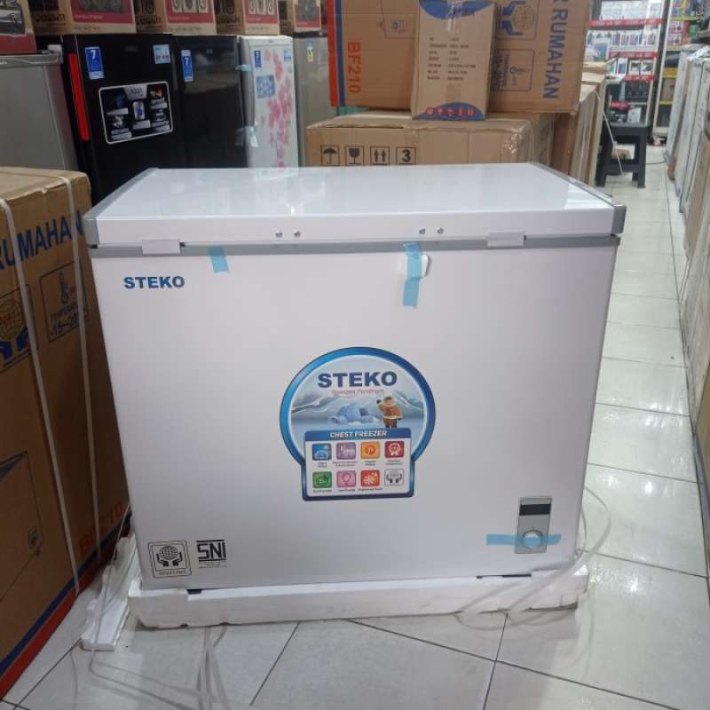 Jual Chest Freezer Steko Bf 210 Freezer Box Steko 200 Liter Low 120 Watt Di Seller Kawi Jaya ...