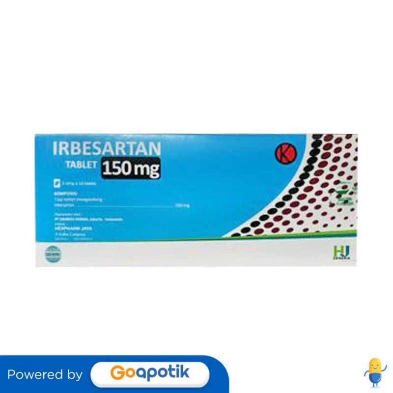 Jual IRBESARTAN HEXPHARM 150 MG BOX 30 TABLET di Seller Apotek Delka Medika - Rawa Badak Selatan ...