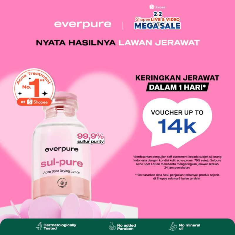 Jual EVERPURE Sul-pure Acne Spot Drying Lotion - Obat Totol ...