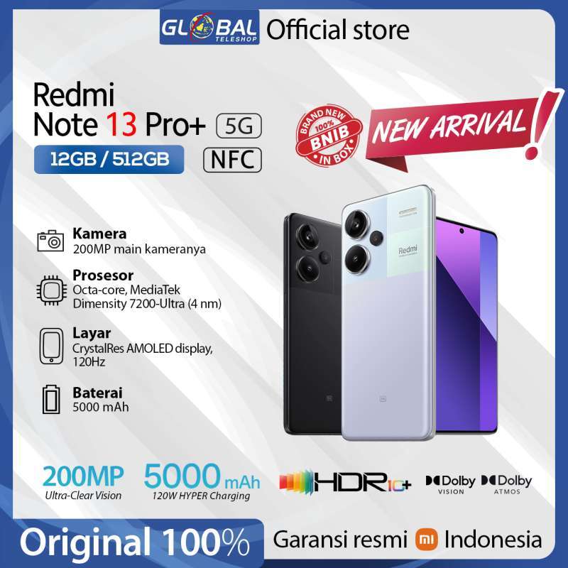 Jual Xiaomi Redmi Note Pro Plus G Gb Garansi Resmi Purple Di Seller Global Teleshop