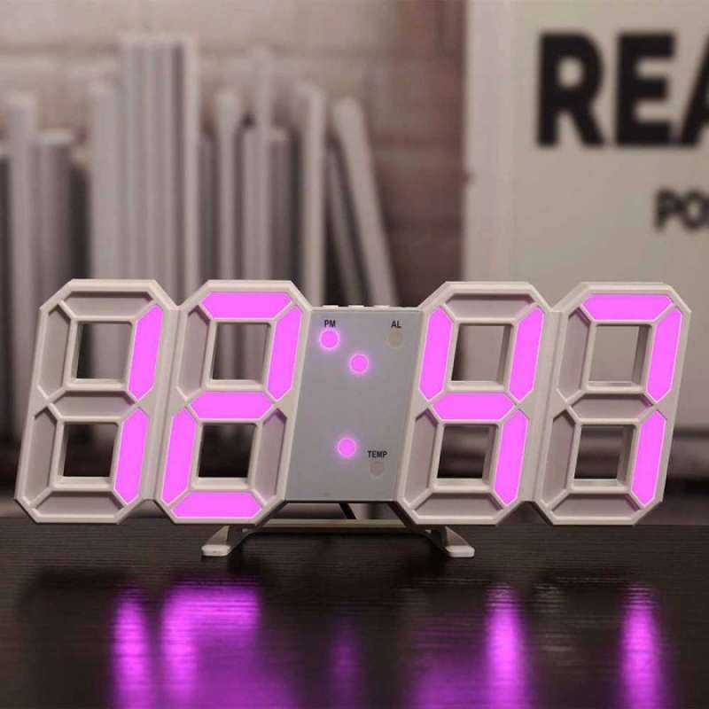 Promo JAM MEJA LED DIGITAL CLOCK MODERN MINIMALIS Diskon 50% di Seller ...