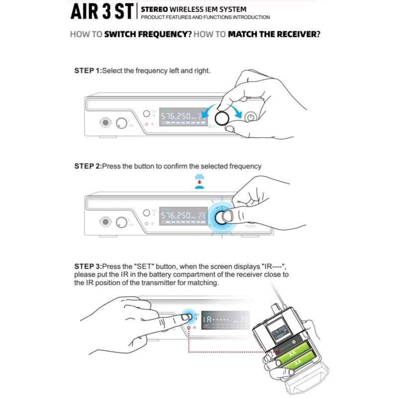 Jual Wave Audio Monitor Wave Air 3 St Trans - Wireless Iem Transmitter ...