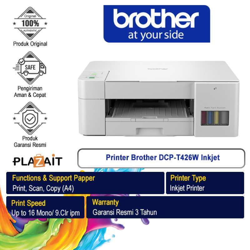 Jual Printer Brother Inkjet Dcp-t426w Di Seller Pt. Primajaya Multi ...