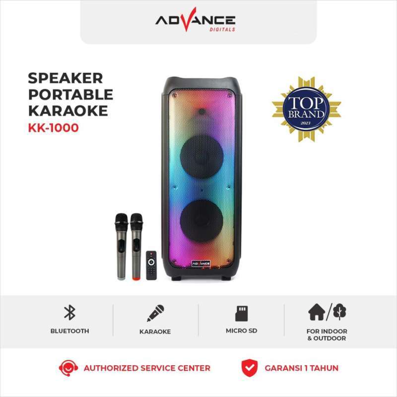 Jual ADVANCE KK1000 | KK-1000 SPEAKER BLUETOOTH KARAOKE di Seller ...