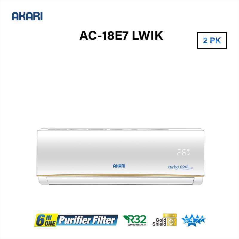 Promo AKARI A-18E7LWI / A 18E7LWI AC SPLIT 2PK - GARANSI RESMI Diskon 13% di Seller SINAR AGUNG ...