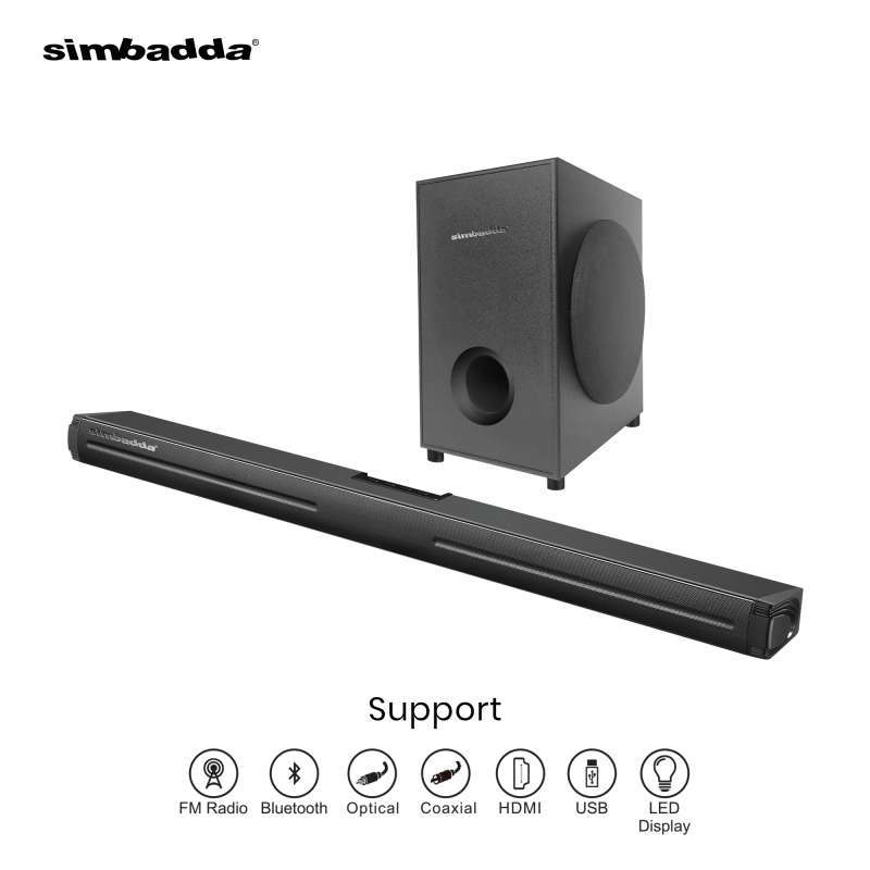 Promo Simbadda CST 906N+ Soundbar TV Wireless Bluetooth Home Theater ...