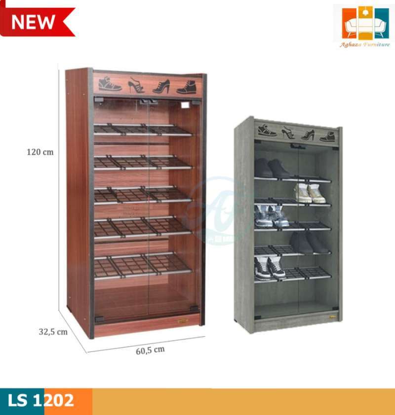 Promo Rak Sepatu Kaca | Lemari Sepatu Kaca Minimalis - Ls 1202____kurir ...
