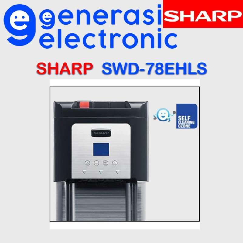 Promo Dispenser Sharp Galon Bawah Swd-78Ehl-Sl Resmi Baru Diskon 4% di ...