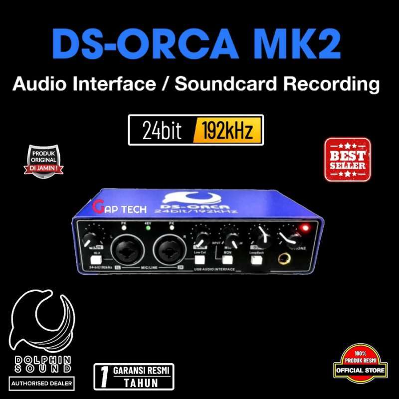 Jual Dolphin Sound Ds Orca Mk2 Audio Interface / Soundcard Recording ...