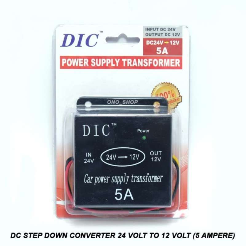 Promo DIC DC Converter 24 Volt To 12 Volt ( 5 Ampere ) Diskon 23% di Seller Lixia Store ...