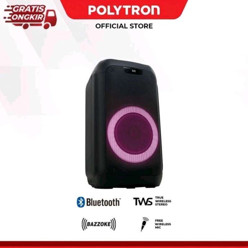 Jual POLYTRON PPS 8L12 Speaker Portable Bluetooth Karaoke 8 inch 50 ...