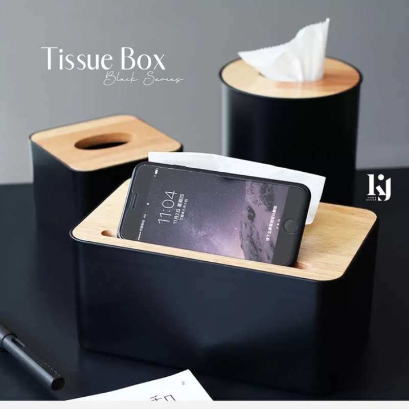 Promo Tissue Box Black Series Box Tissue Tempat Tissue Kayu Tempat ...