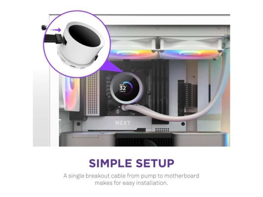 Jual NZXT Kraken Elite 240 RGB AIO Liquid Cooling CPU Cooler Water ...