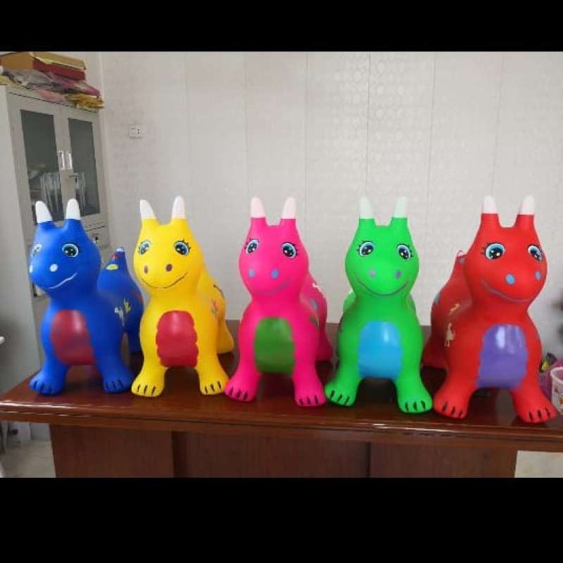 Promo Animal Jumping Musik Tebal Dino / (sni) Mainan Kuda Kudaan Anak ...