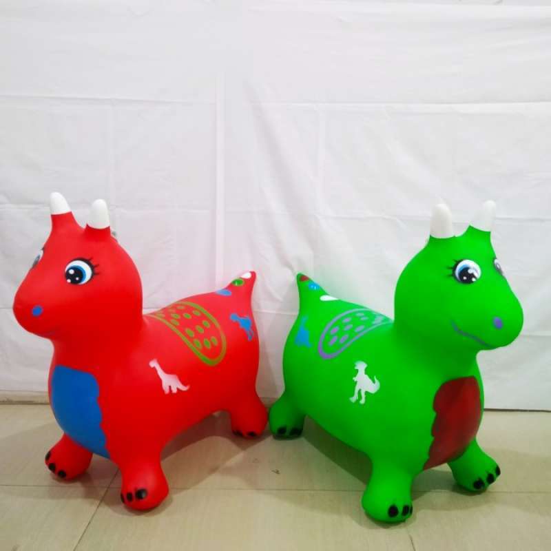 Promo Animal Jumping Musik Tebal Dino / (sni) Mainan Kuda Kudaan Anak ...