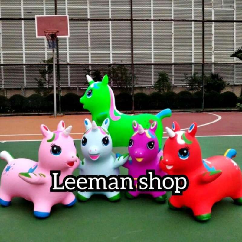 Promo Pegasus Animal Jumping Musik Karet Tebal Kuda Terbang Kuda ...