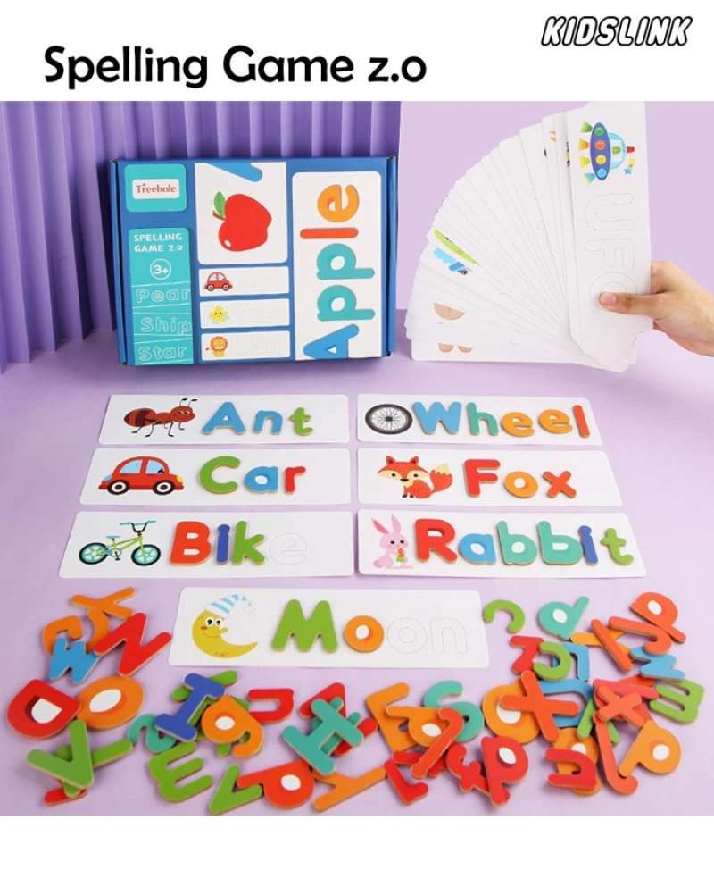 Promo Mainan Edukasi Edukit Toys Bermain Abjad Angka Flashcard Spelling ...