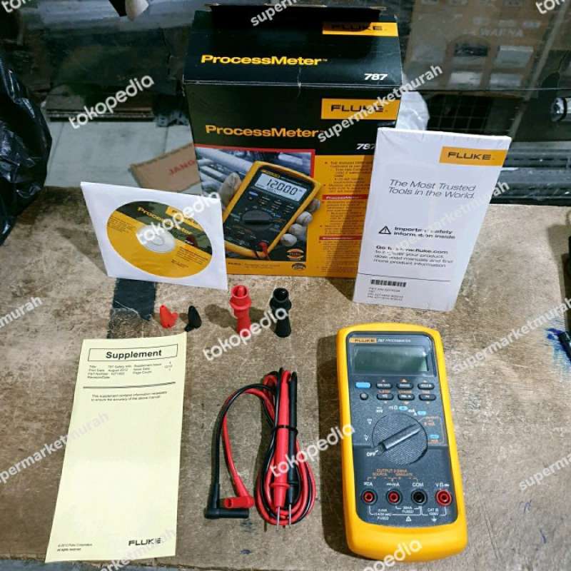 Promo Fluke 787 ProcessMeter Digital Multimeter Multitester Multi Meter ...