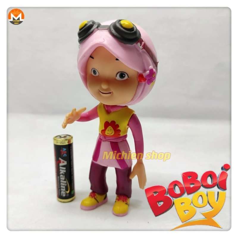 Promo ACTION FIGURE BOBOIBOY YAYA SET ISI 1 MAINAN TOPPER MINIATUR ...
