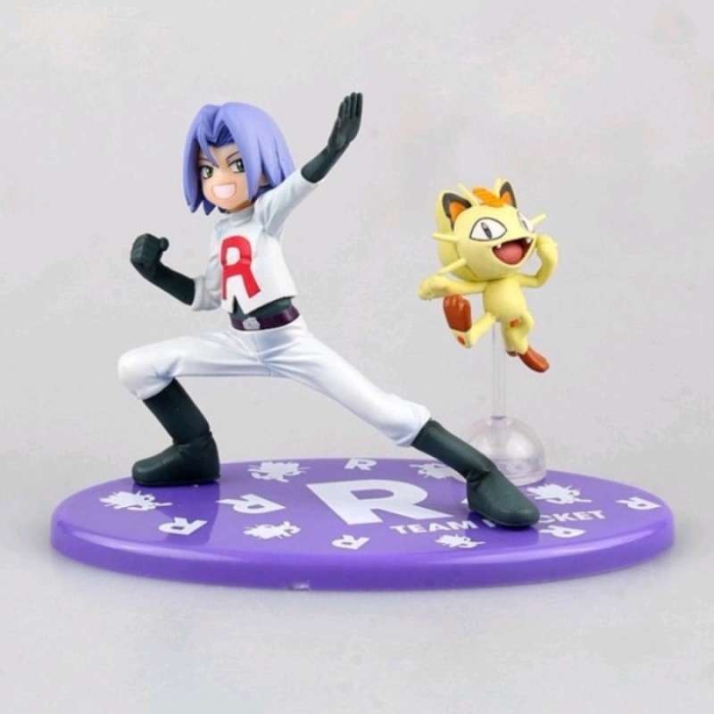 Promo Pokemon Figure Anime Cartoon Pokemon Team Rocket Kojiro Musashi ...