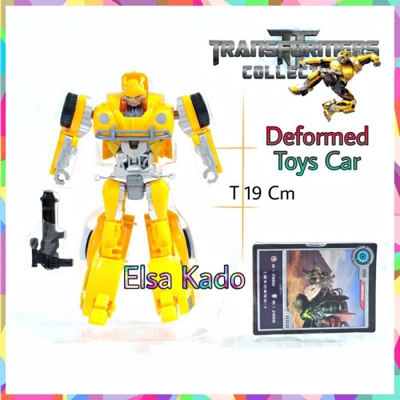 Promo Mainan Transformers Optimus Prime Bumblebee Robot Car Action ...