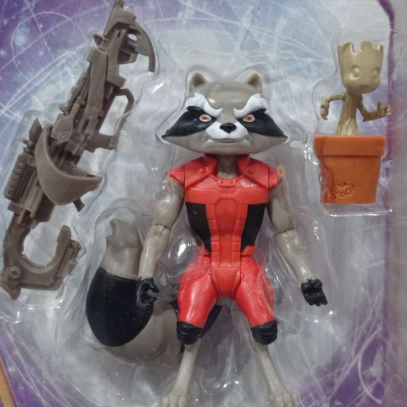 Promo HASBRO Guardians of The Galaxy Animated ROCKET RACCOON Action ...