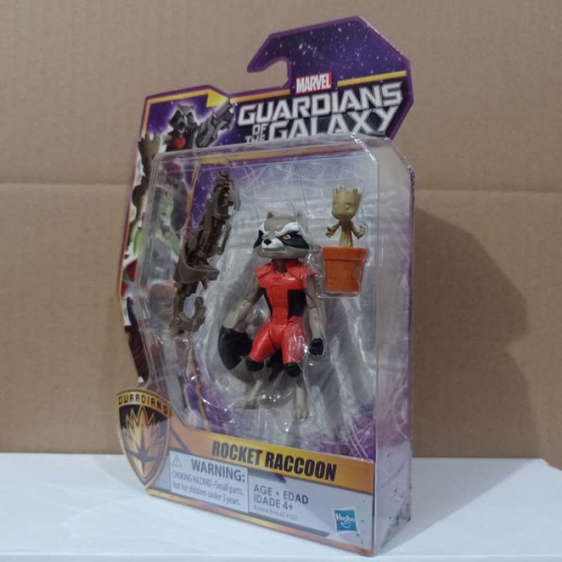 Promo HASBRO Guardians of The Galaxy Animated ROCKET RACCOON Action ...