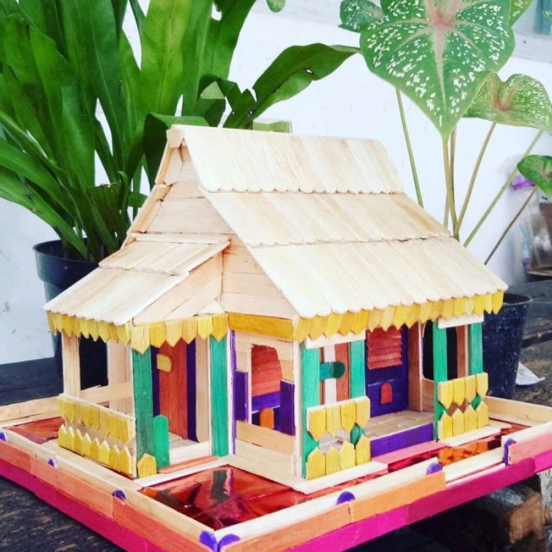 Promo Miniatur Rumah Adat Betawi Elang Handycraft Diskon 23% Di Seller Qairina Store ...