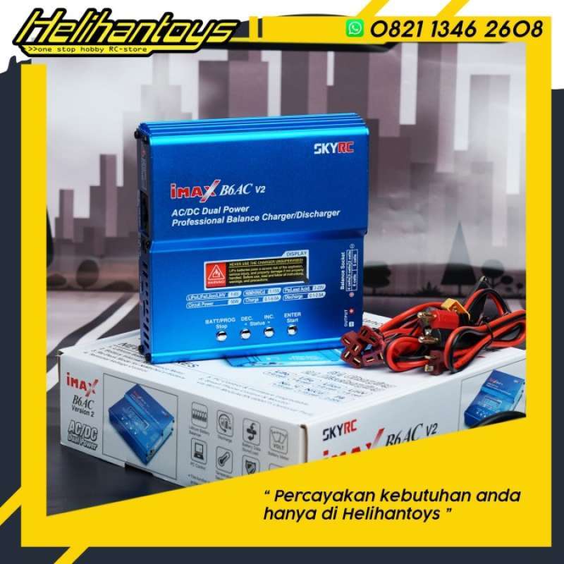 Promo SKYRC IMAX B6AC V2 Charger/Discharger 1-6 Cells (GENUINE) AC/DC ...