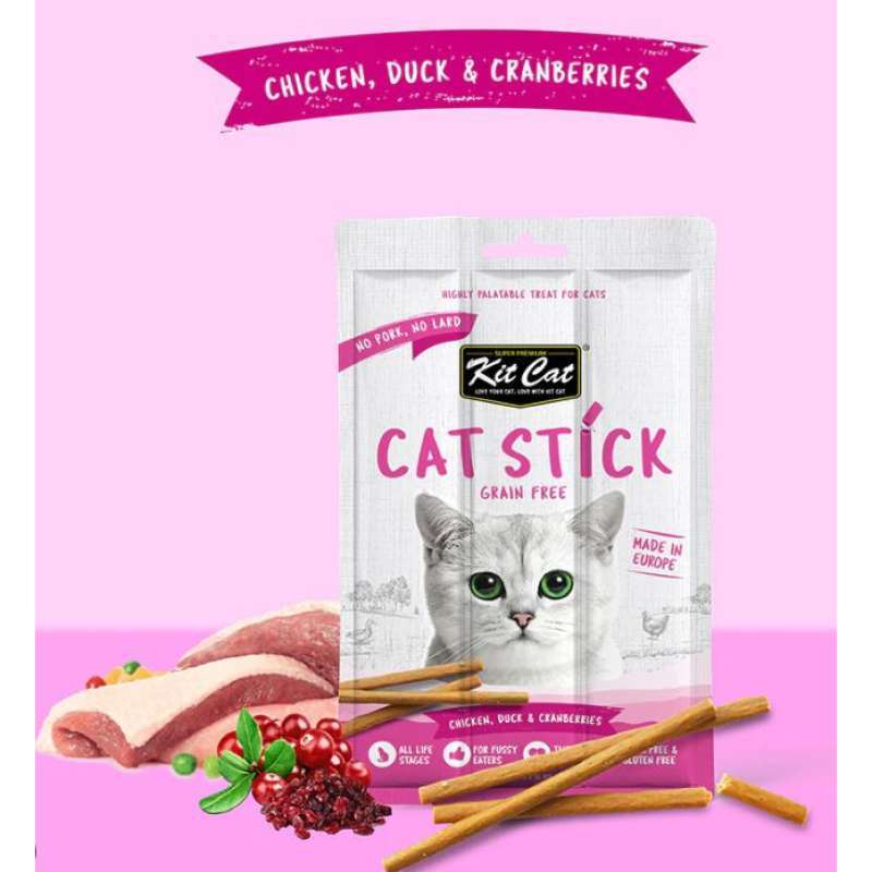 Jual KIT CAT STIK 3x5GR Treat Cat Snack Kucing Jajanan Cemilan Grain ...
