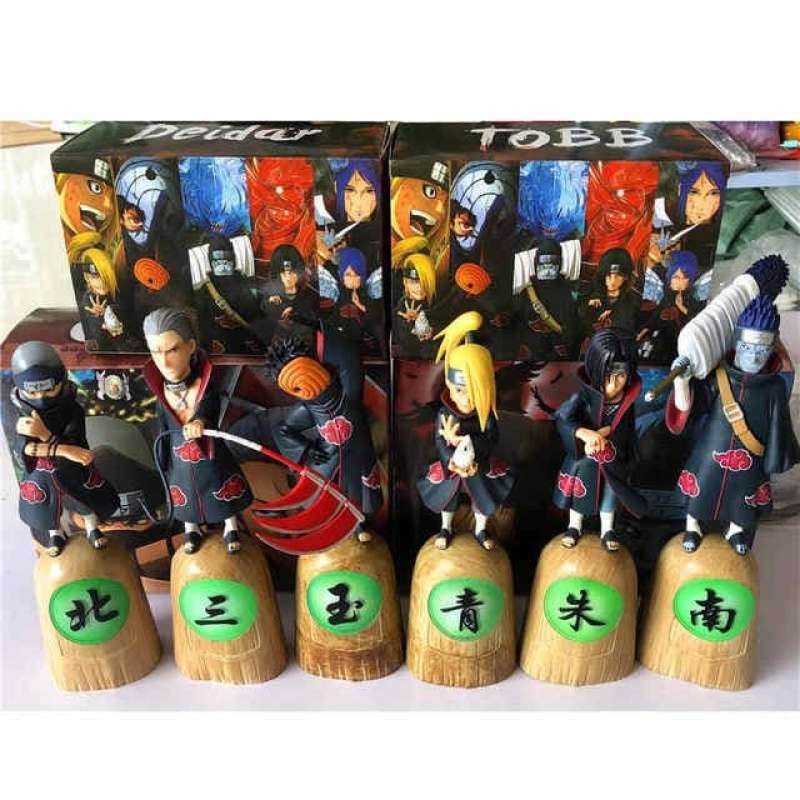 Promo Action Figure Naruto Akatsuki Tobi Kakuzu Hidan Deidara Itachi ...