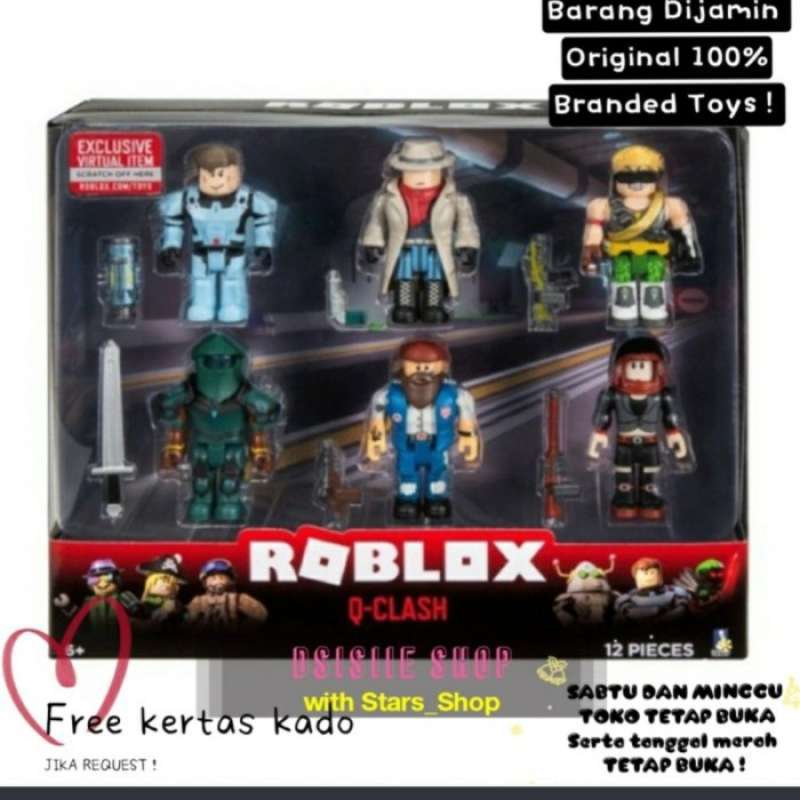 Promo Roblox Q Clash 6 Figure Pack / Mainan Figure Anak Diskon 23% di ...