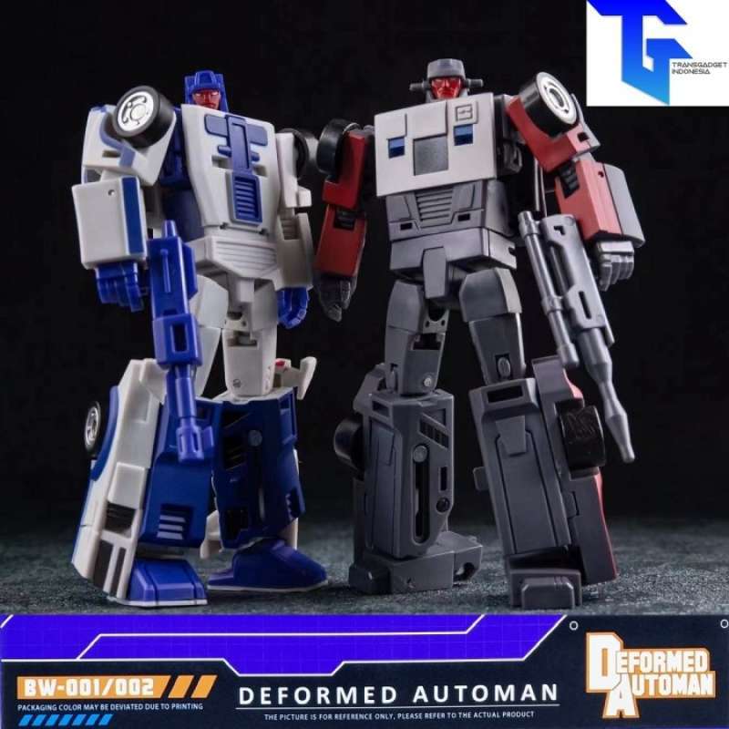 Promo Deformed Automan BW-001 Fast Pioneer - Transformers Menasor ...