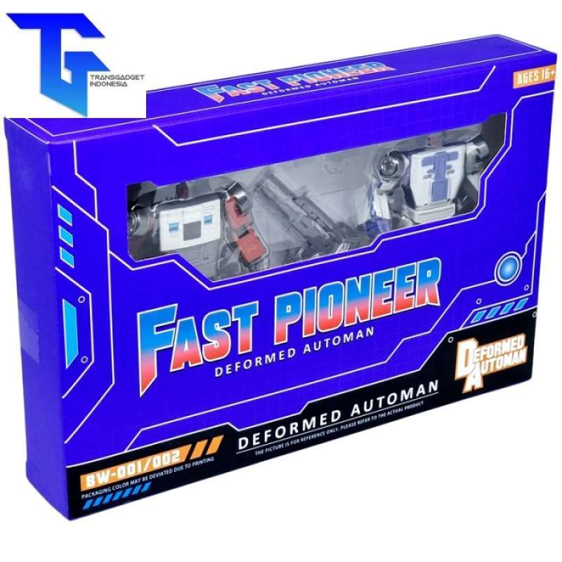 Promo Deformed Automan BW-001 Fast Pioneer - Transformers Menasor ...