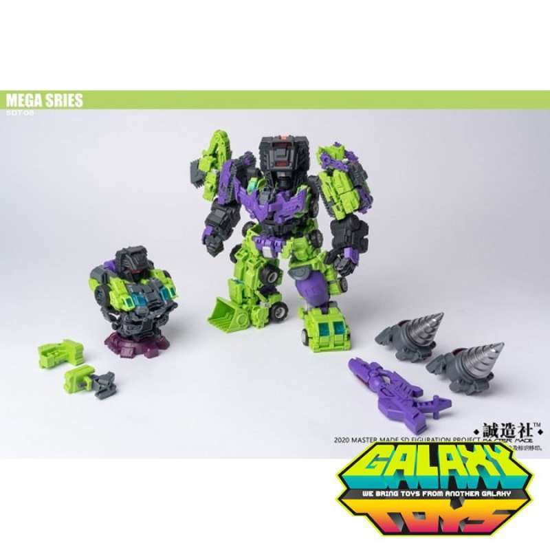 Promo Transformers G1 Devastator Master Made SDT-08 Demolisher Mega ...
