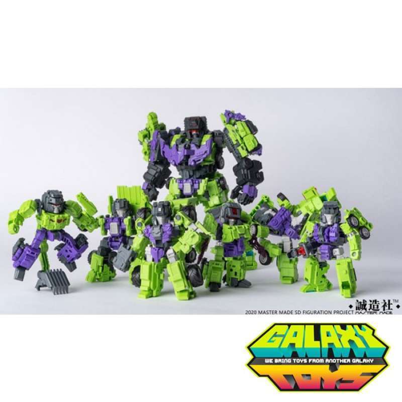 Promo Transformers G1 Devastator Master Made SDT-08 Demolisher Mega ...