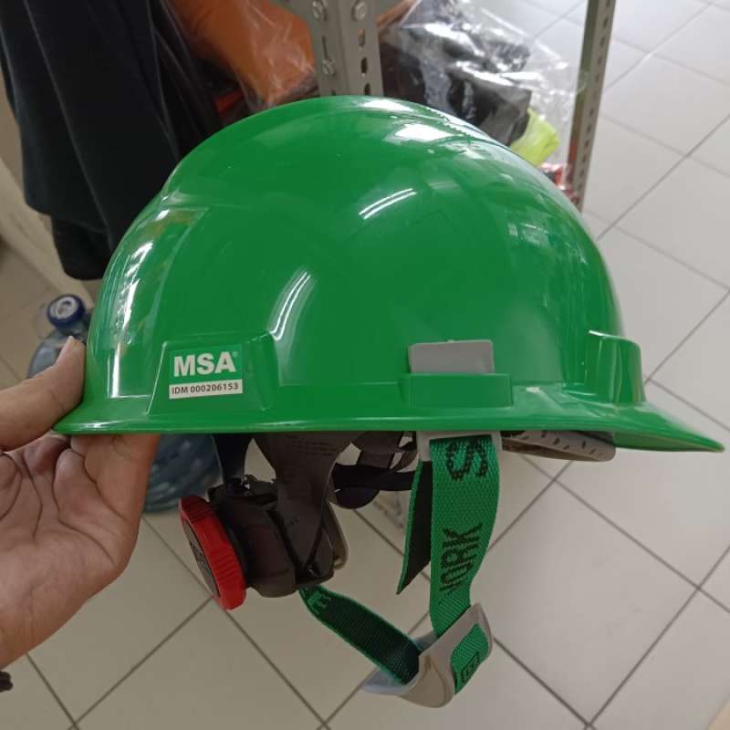 Promo Helm MSA Full Set / Helm Kerja Proyek Warna Hijau - SNI Diskon 23 ...