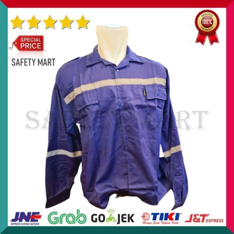 Promo Baju Kerja Biru BCA Plus Logo Diskon 23% di Seller Gamora store ...