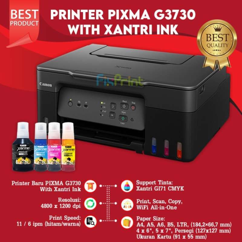 Promo Printer Canon Pixma G3010 G 3010 New Ori Wireless Print Scan Copy ...