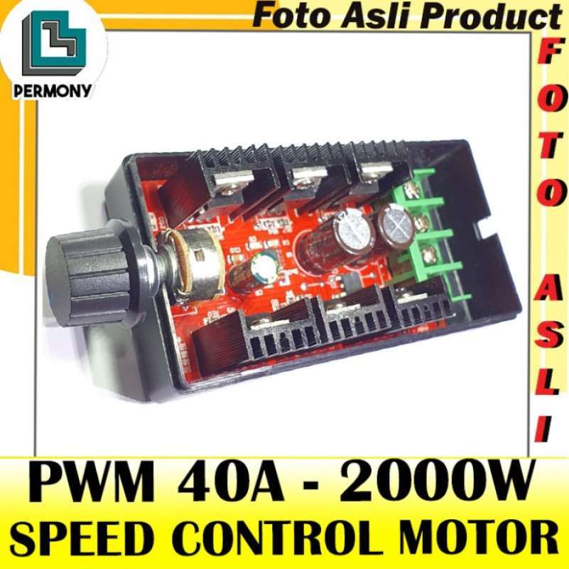 Promo DC MOTOR 40A SPEED CONTROL PWM HHO RC-CONTROLLER 10-50V 2000W PWM ...