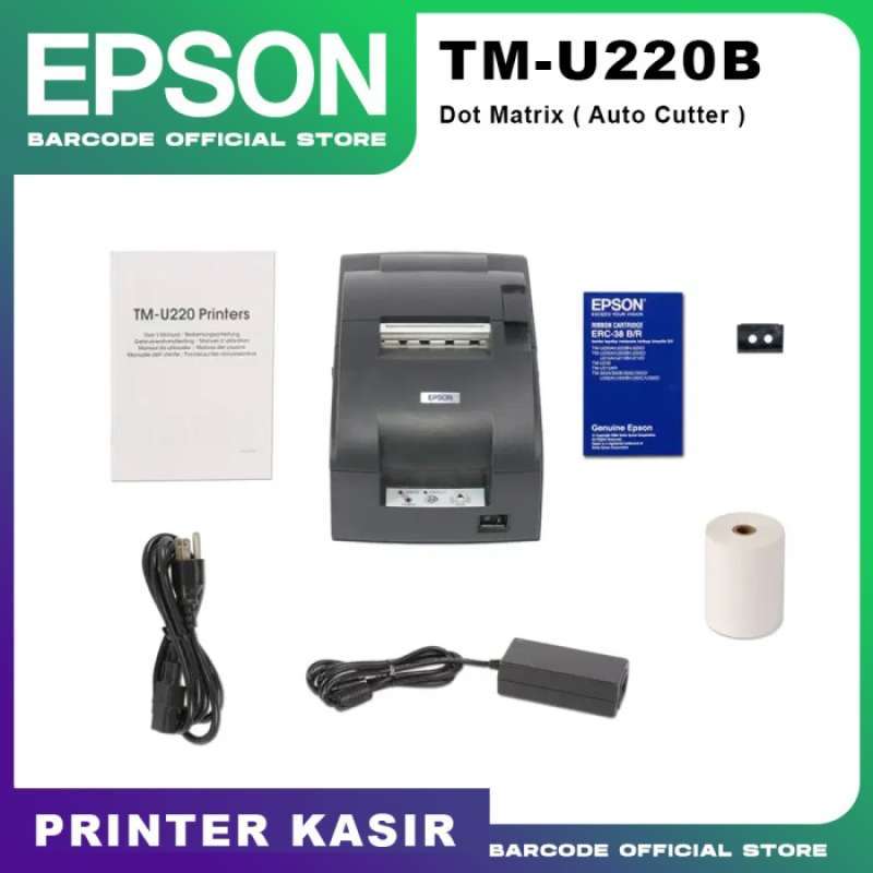 Promo Receipt and Kitchen Printer Epson TM-U220B Lan Dot- Matrix Diskon ...