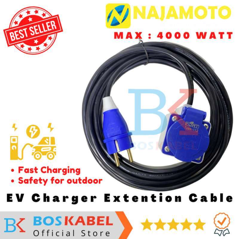 Promo KABEL PERPANJANGAN MOBIL LISTRIK (EV CHARGER EXTENTION) 4000 ...