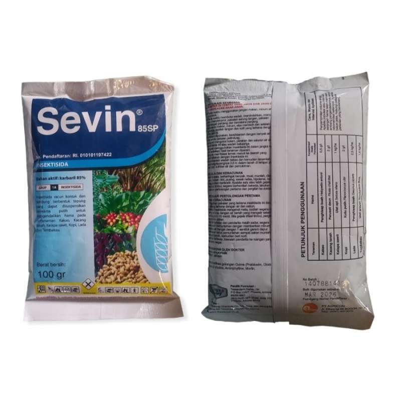 Promo Obat Hama Tanaman Sevin 85SP 100 gram Insektisida Serangga Siput ...