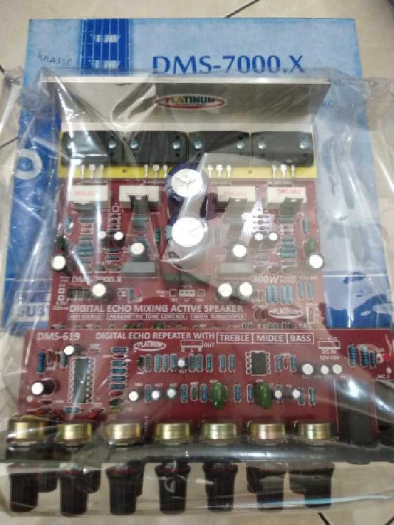 Jual Kit Echo Mixing Active Speaker Parametric Plus Subwoofer Dms 7000 ...