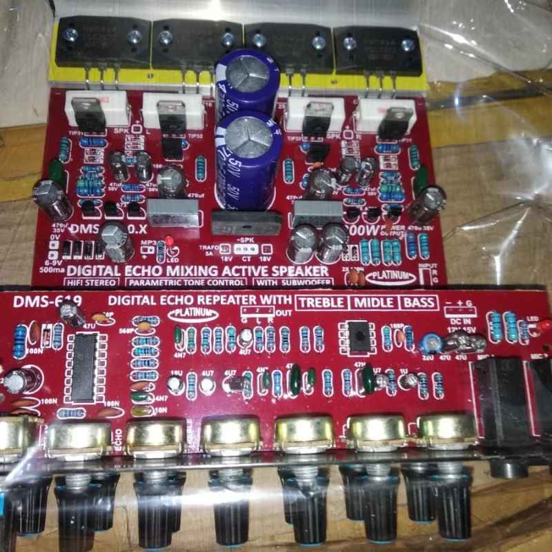 Jual Kit Echo Mixing Active Speaker Parametric Plus Subwoofer Dms 7000 ...