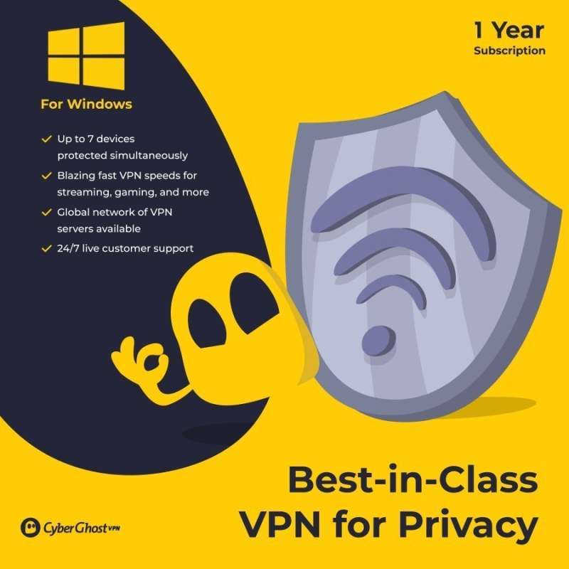 Jual Cyberghost Vpn 7 Perangkat 1 Tahun For Windows Di Seller Acer ...