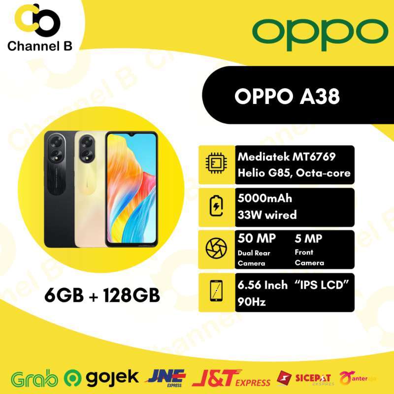 Jual OPPO A38 [ 6GB / 128GB ] Smartphone - Garansi Resmi - Gold di ...