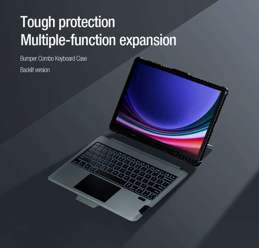 Jual Keyboard Case Samsung Galaxy Tab S9 (11) / S9 FE (10.9) Nillkin ...